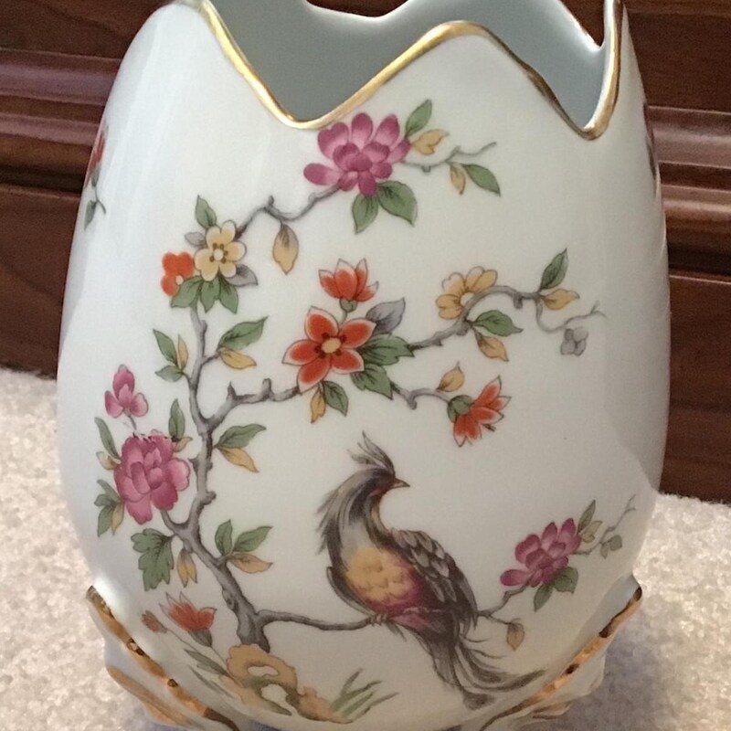 Pheasant Vase - Etsy