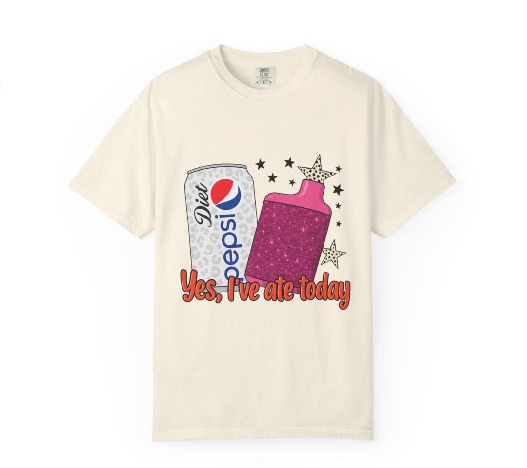 Yes, I’ve Ate Today – Diet Pepsi & Pink Glitter Vape PNG - Etsy
