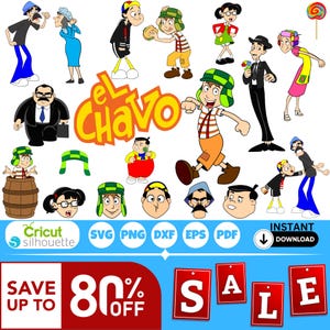 El Chavo Del Ocho SVG Bundle: DIY Crafts & Party Designs (500 Files) - Etsy