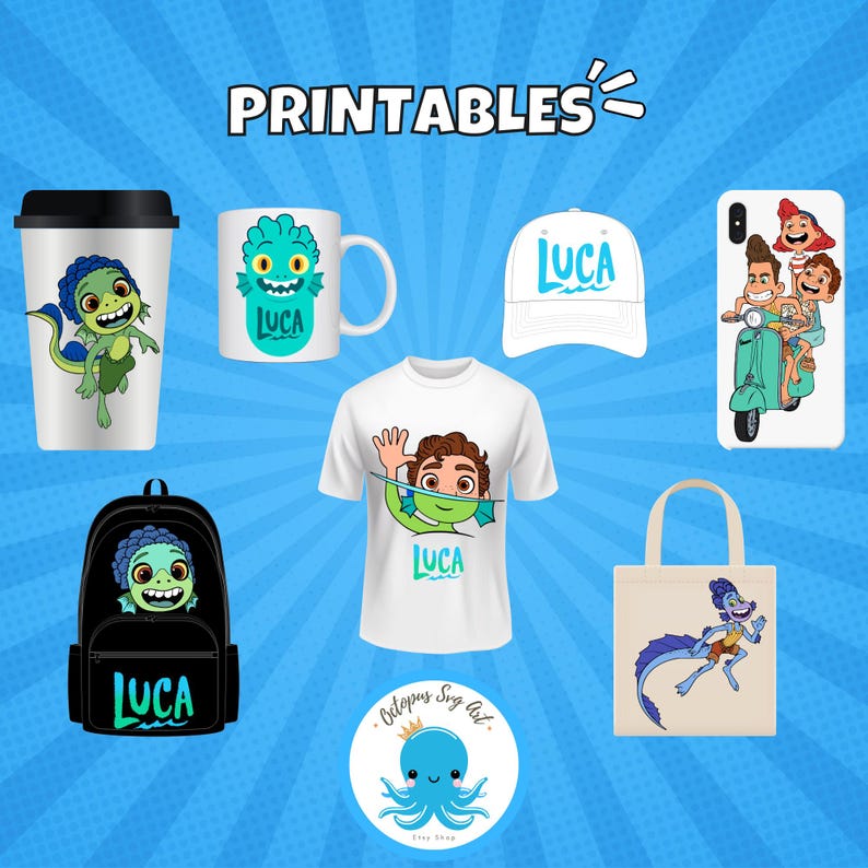 Luca SVG Bundle Cut Files for Cricut and Silhouette Luca Designs for ...