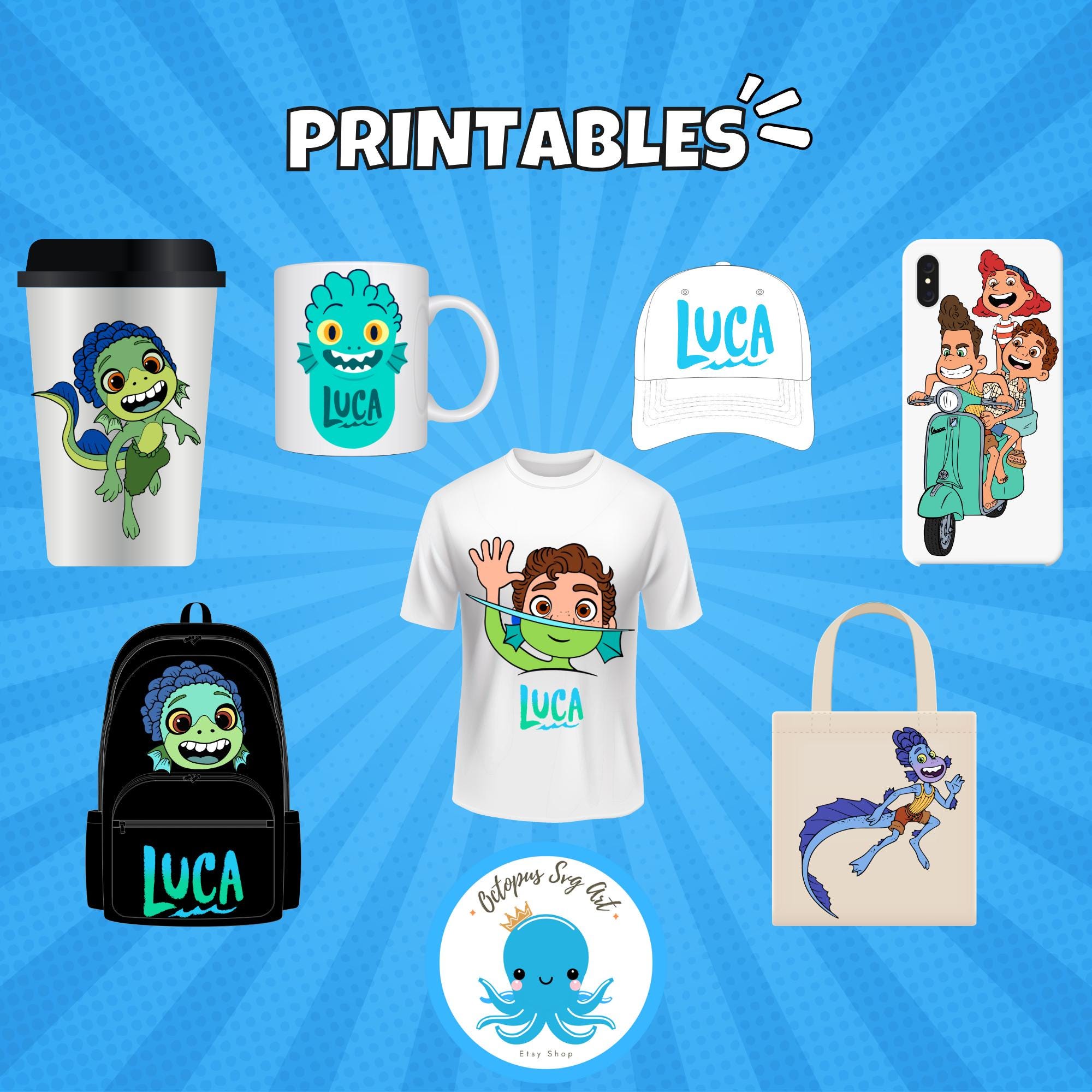 Luca SVG Bundle Cut Files for Cricut and Silhouette Luca Designs for ...