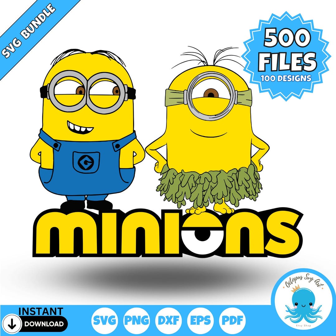 Minions SVG Bundle: Despicable Me Cut Files (digital Download) - Etsy