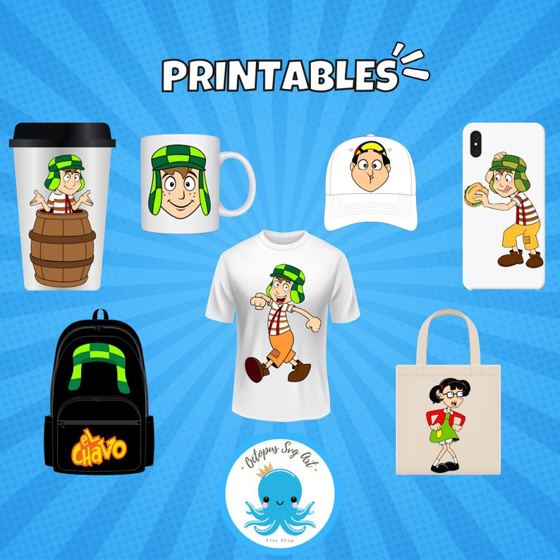 El Chavo Del Ocho SVG Bundle: DIY Crafts & Party Designs (500 Files) - Etsy