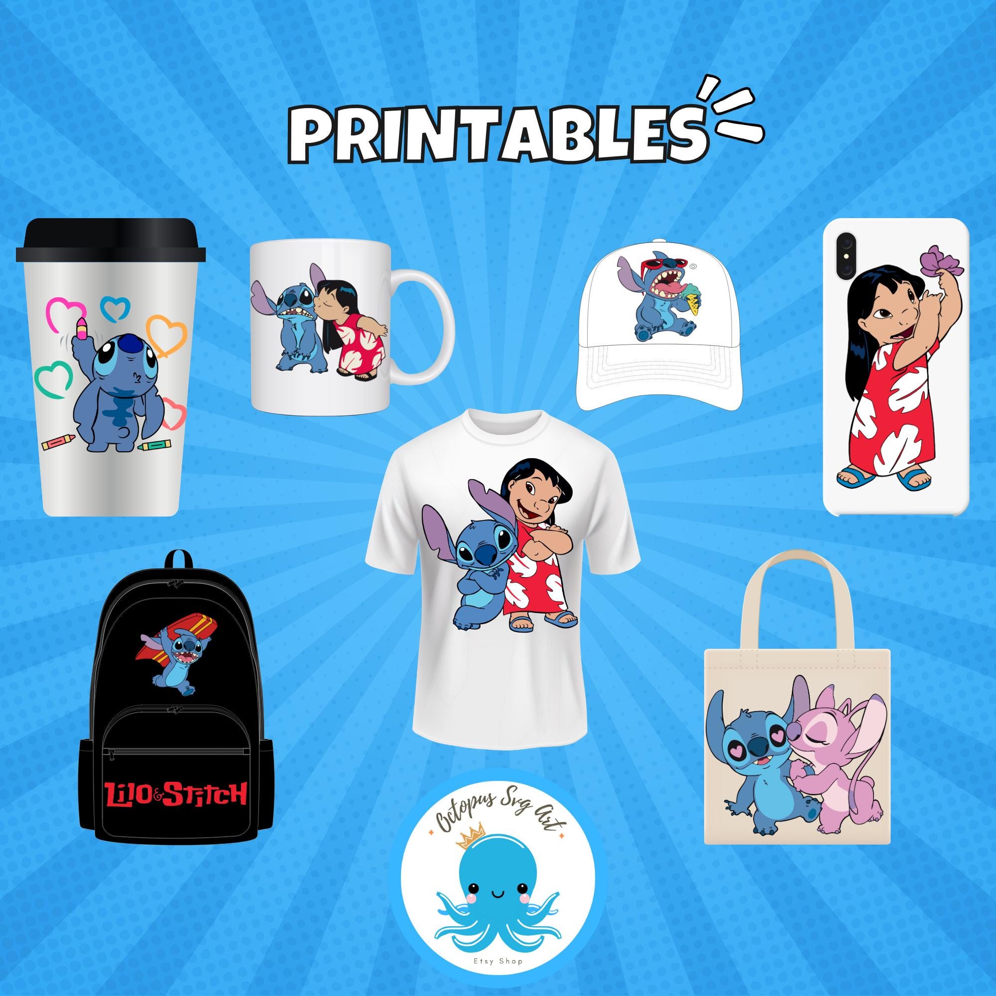 Lilo & Stitch SVG Bundle: 100 Designs, Cut Files (digital Download) - Etsy