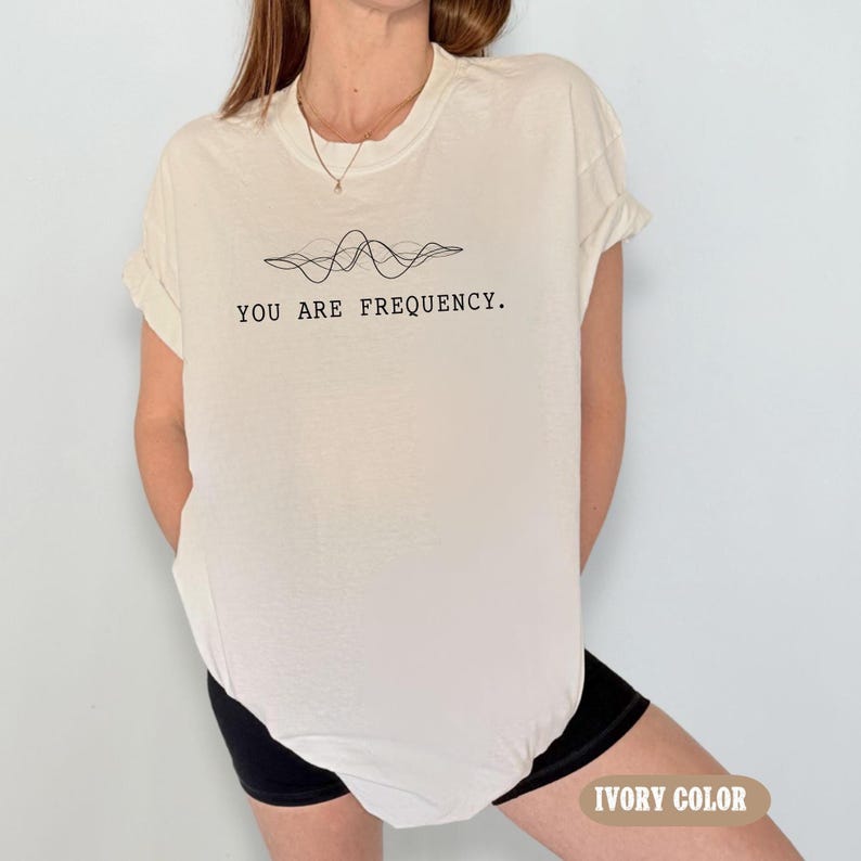 You Are the Frequency Shirt, Spiritual Awakening Tee, Mindfulness ...