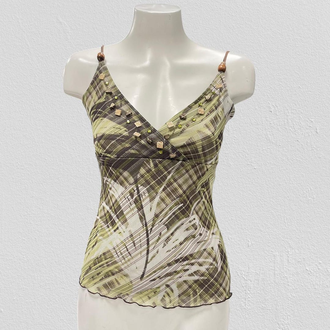 Vintage Boho Top 90s Mesh Top Fairy Top - Etsy
