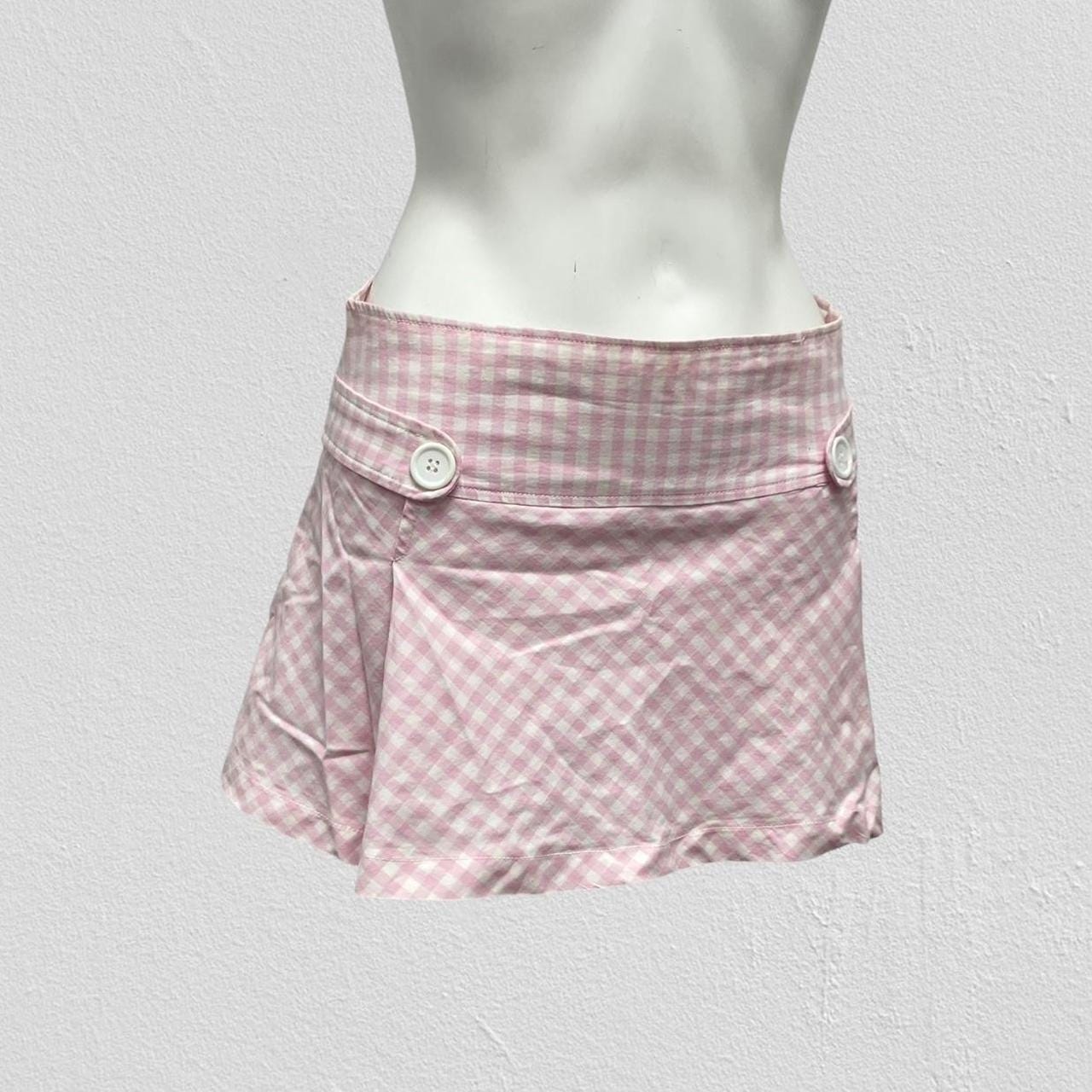 2000s Mini Skirt Vintage Gingham Skirt - Etsy