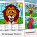 Double Digit Addition and Subtraction | Zoo Animals Math Color by ...
