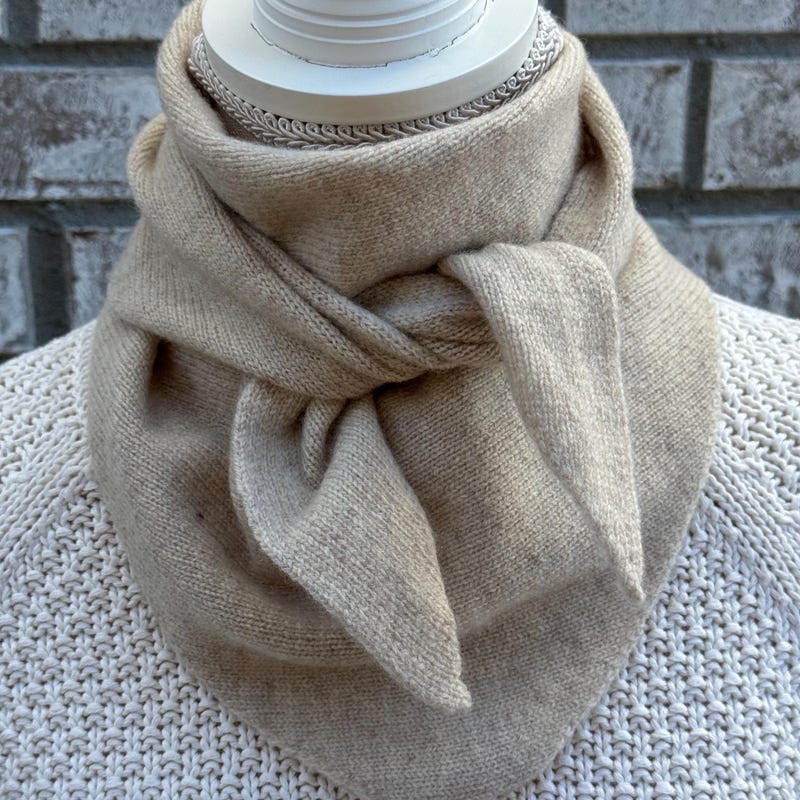 Wool Large Triangle Scarf - Etsy