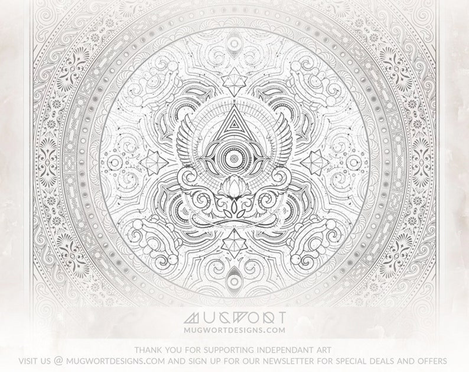Earth Mudra Wall Art | Paper Print | Home Decor | 11x17 | Meditation ...