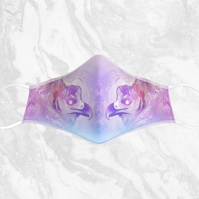 Psychedelic Mask - Etsy