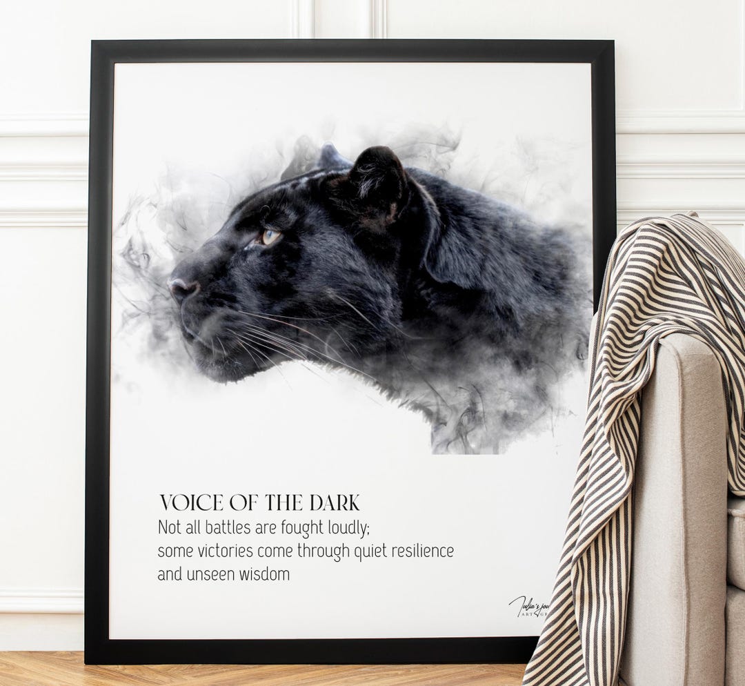 Black Panther Poster Wild Animals Paintings African Animals Art Prints ...