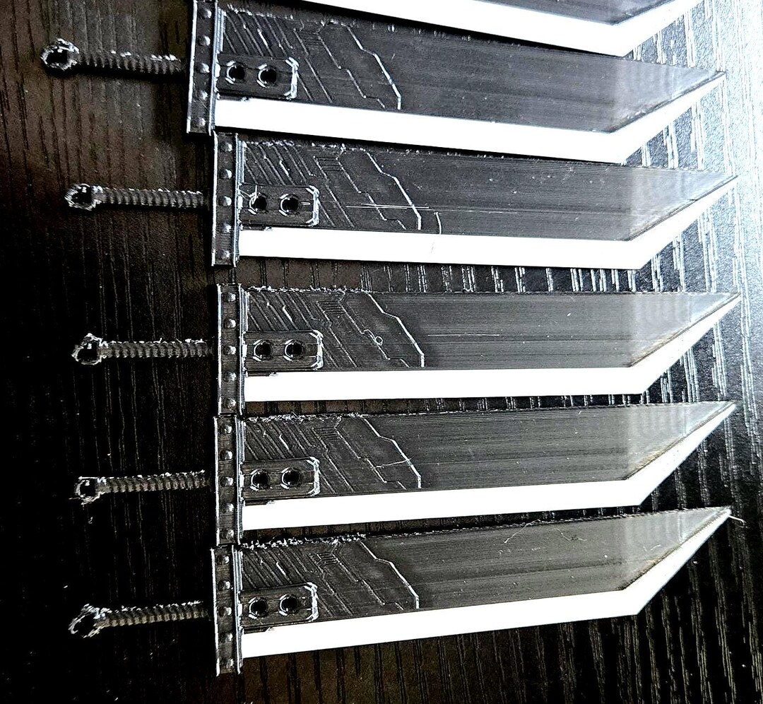 Cloud's Buster Sword Keychain - Etsy