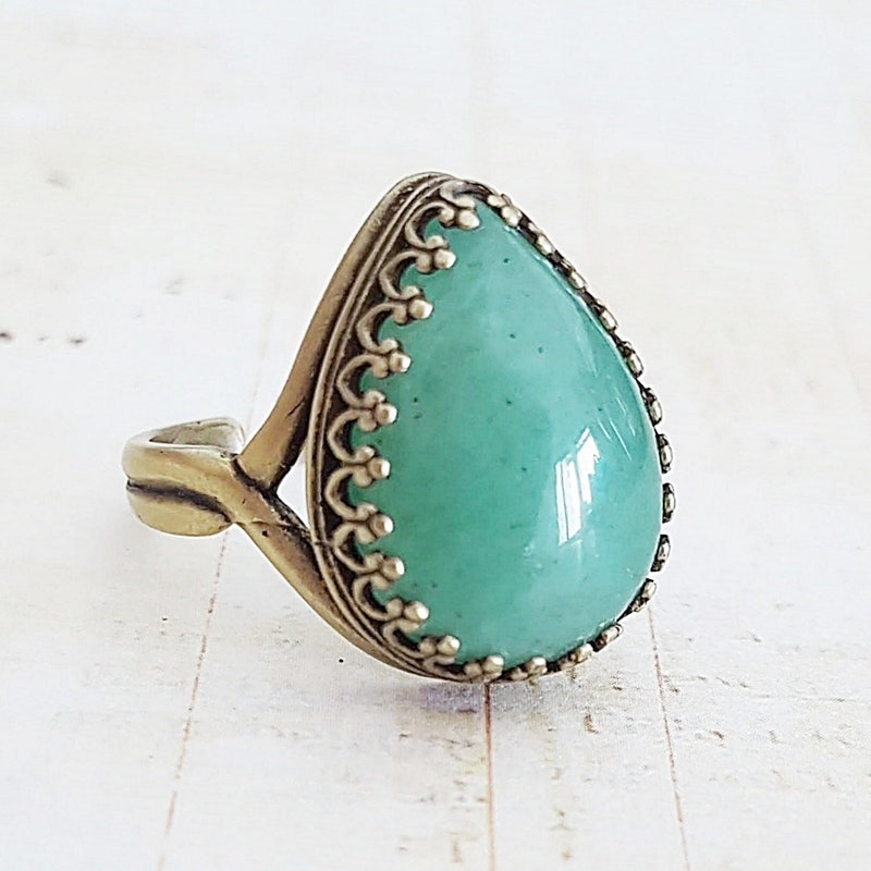 Green Teardrop - Etsy