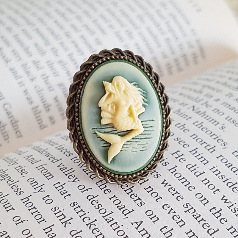 Mermaid Cameo - Etsy