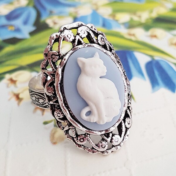 Adjustable Cat Ring - Etsy