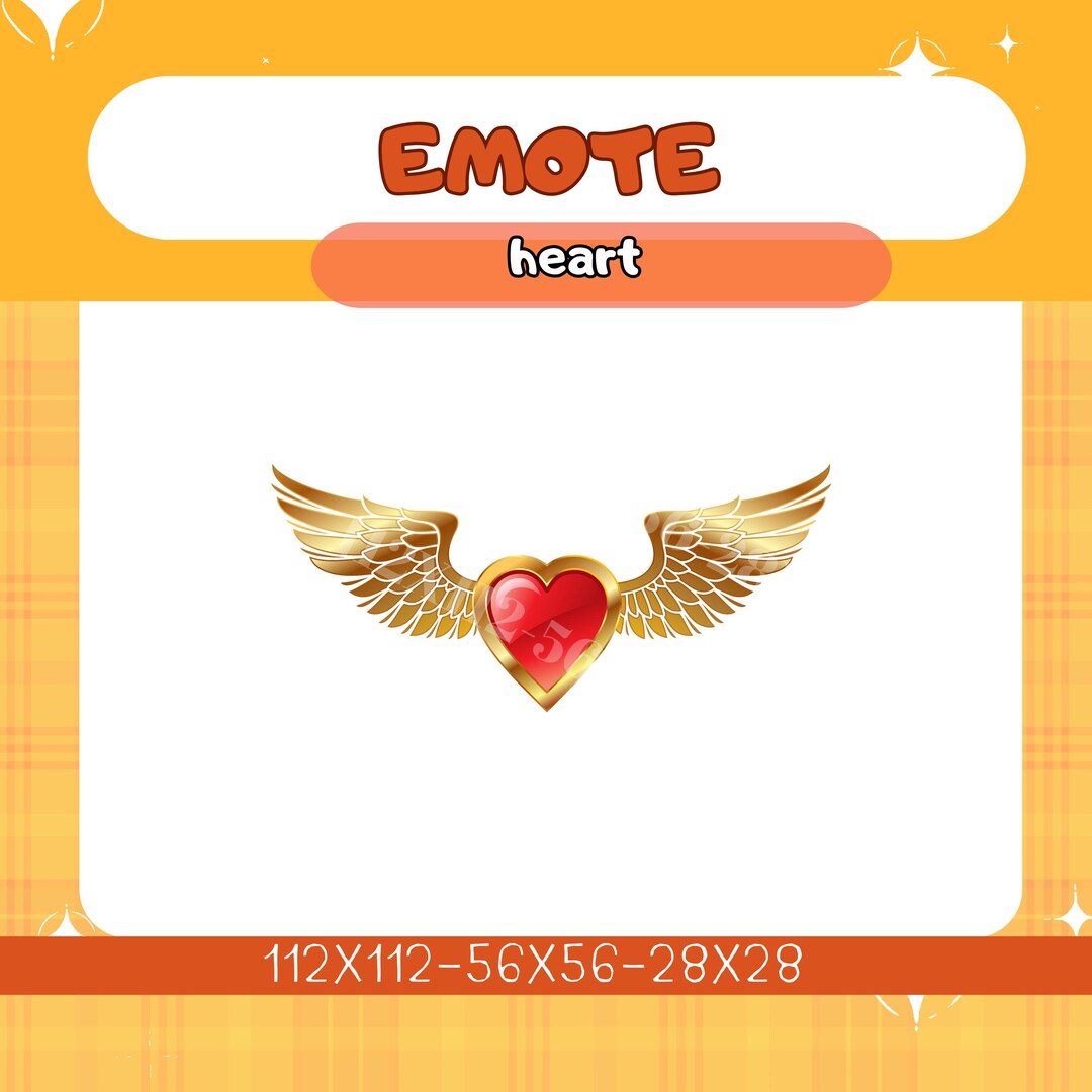 Twitch Emote Fairy Heart , Emote, Twitch Emote,instant Download/ready ...