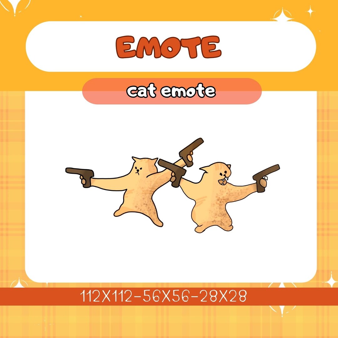 Twitch Cat Emote, Funny Emote Twitch, Kitten Emote, Animal Emote, for ...