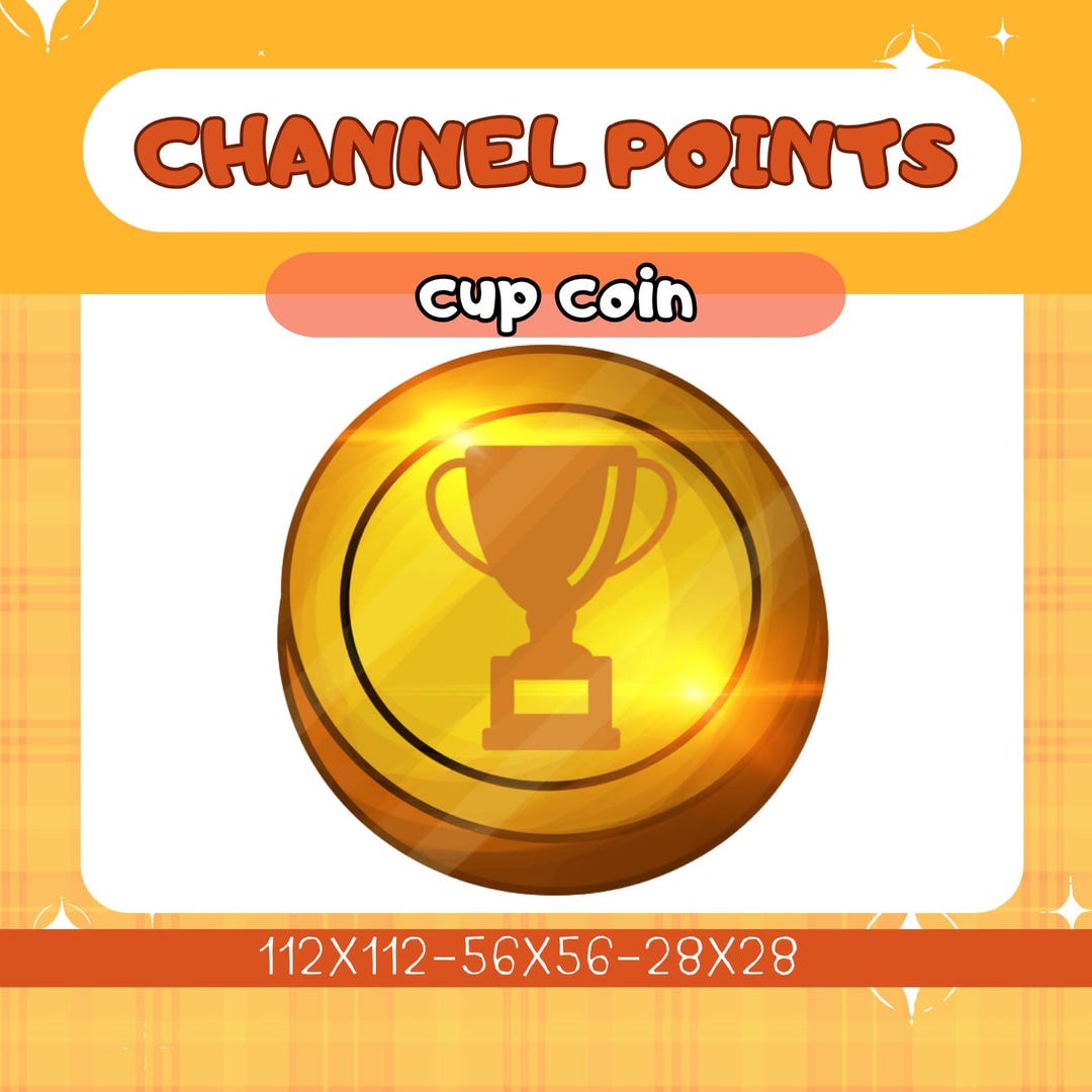 Cup Channel Points Emote for Twitch and Kick, Twitch Cup Emotes Channel ...