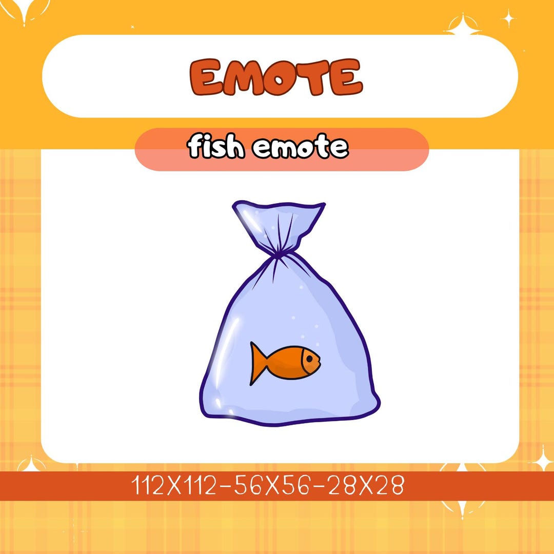 Twitch Emote Fish, Funny, Kitten Emote, Animal Emote, for Streamers ...