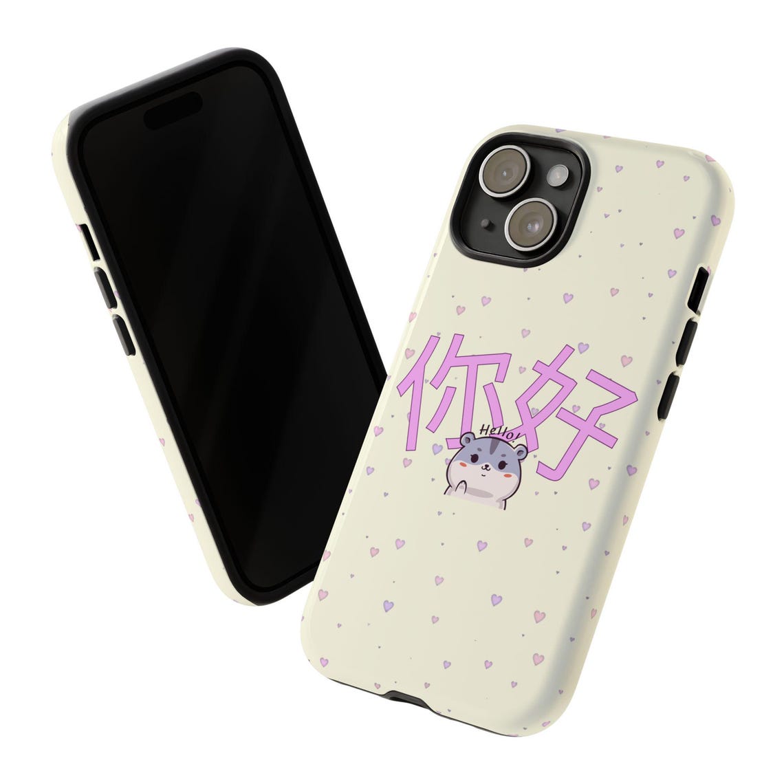 IPhone 15 Case Kawaii Cute Hello Valentines Day Love Tough Cases Cute ...