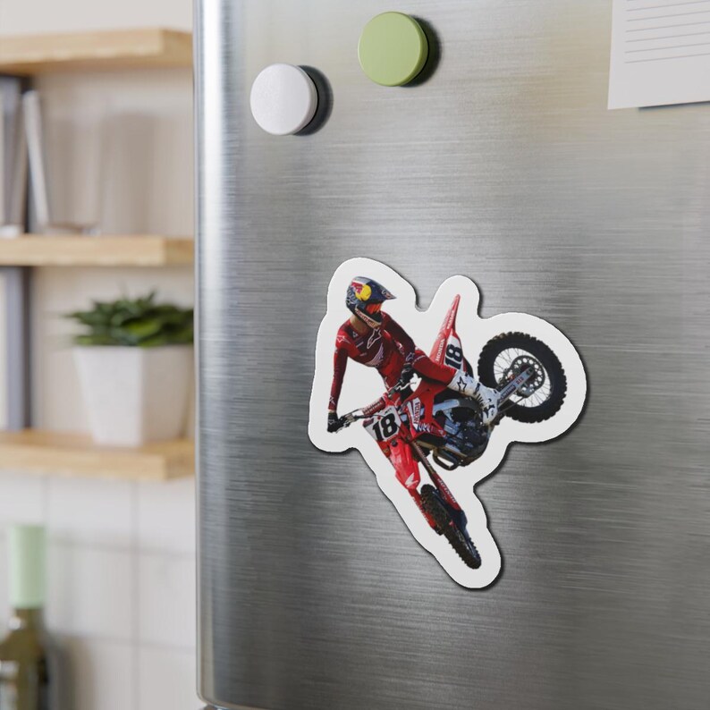 Jett Lawrence Fridge Magnet | Jett Lawrence Dirt Bike Sticker Magnet - Etsy