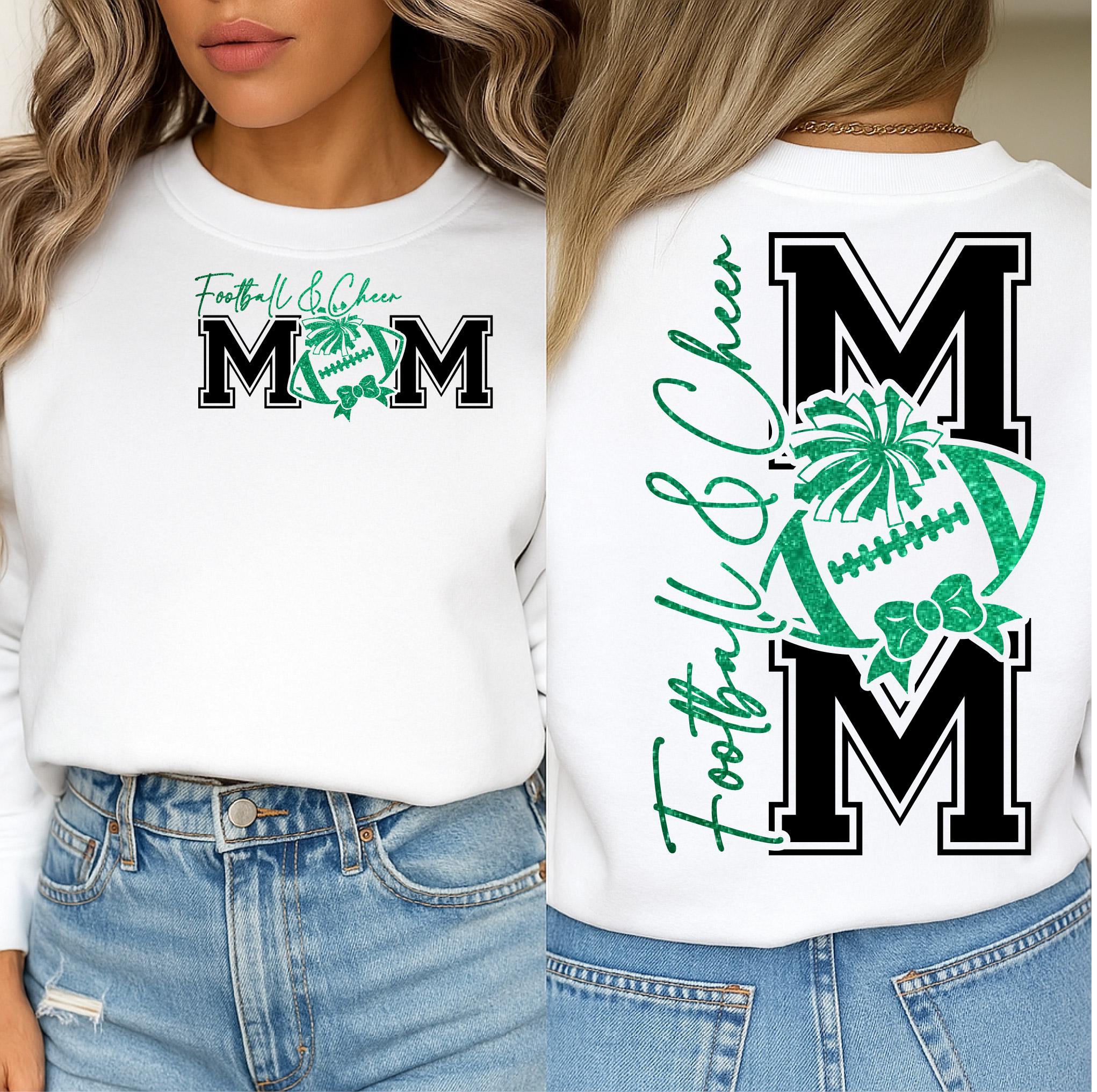 Football and Cheer Mom PNG, Cheer Mom Png, Football Mom Png,football ...