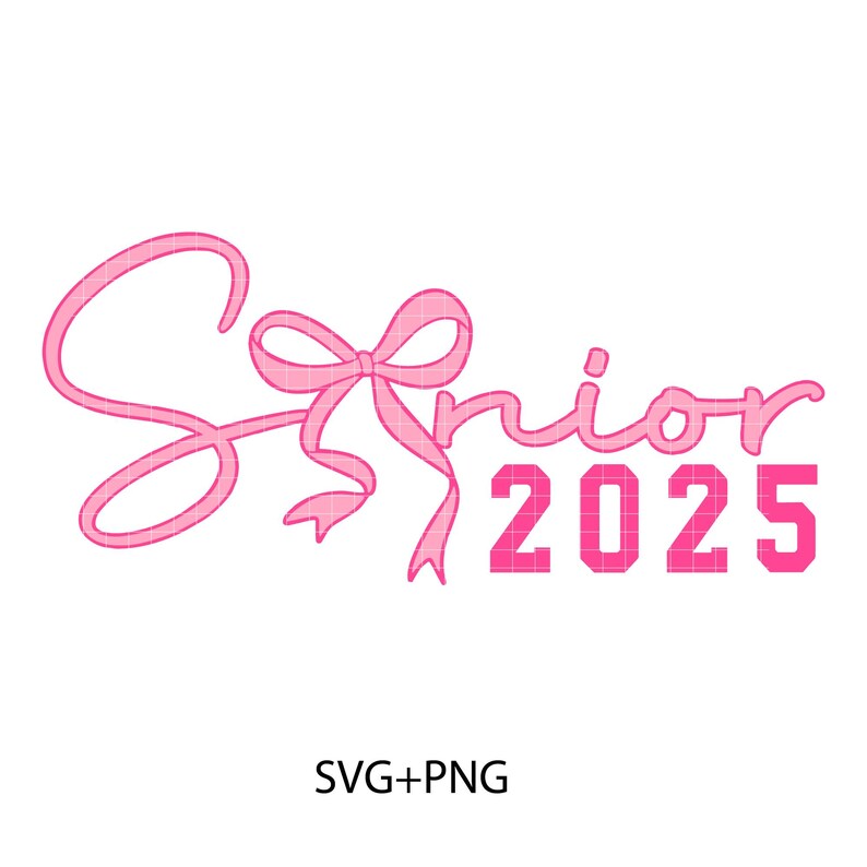 Senior Class of 2025 Png, Coquette Senior Png, Senior Brushstroke Png ...