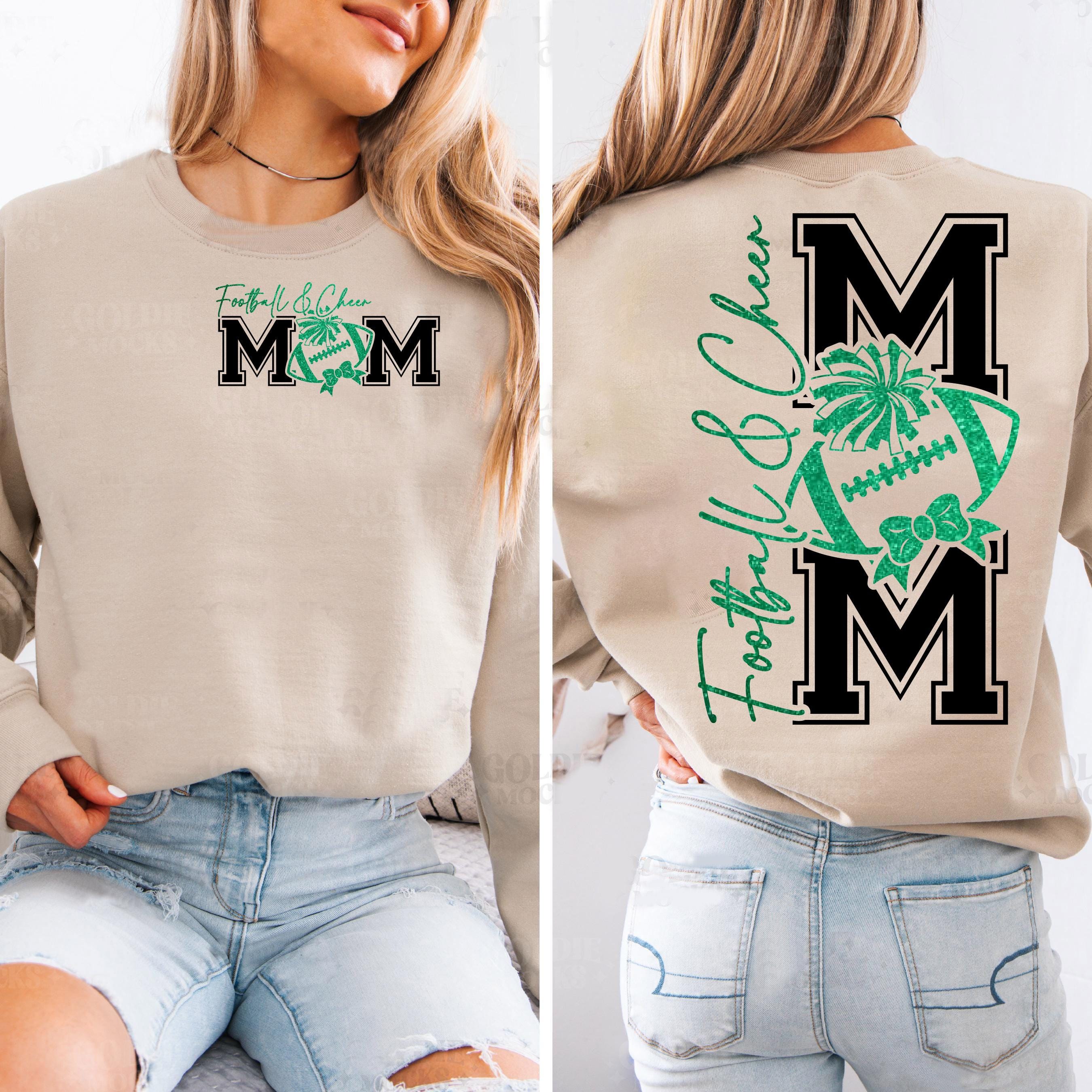 Football and Cheer Mom PNG, Cheer Mom Png, Football Mom Png,football ...