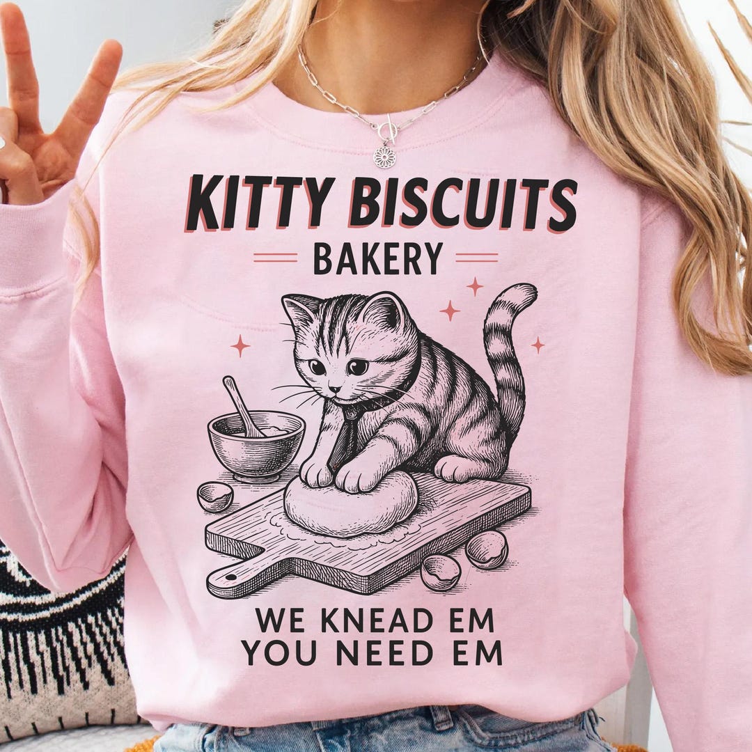 Kitty Biscuits SVG PNG We Knead Em You Need Em , Cat Biscuit Maker Svg ...