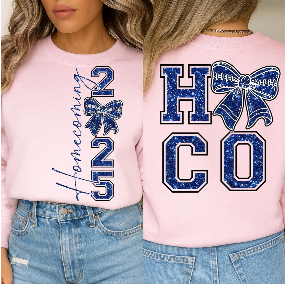 Hoco 2025 Png, Homecoming 2025 Blue Glitter Png Homecoming Svg Png Hoco ...