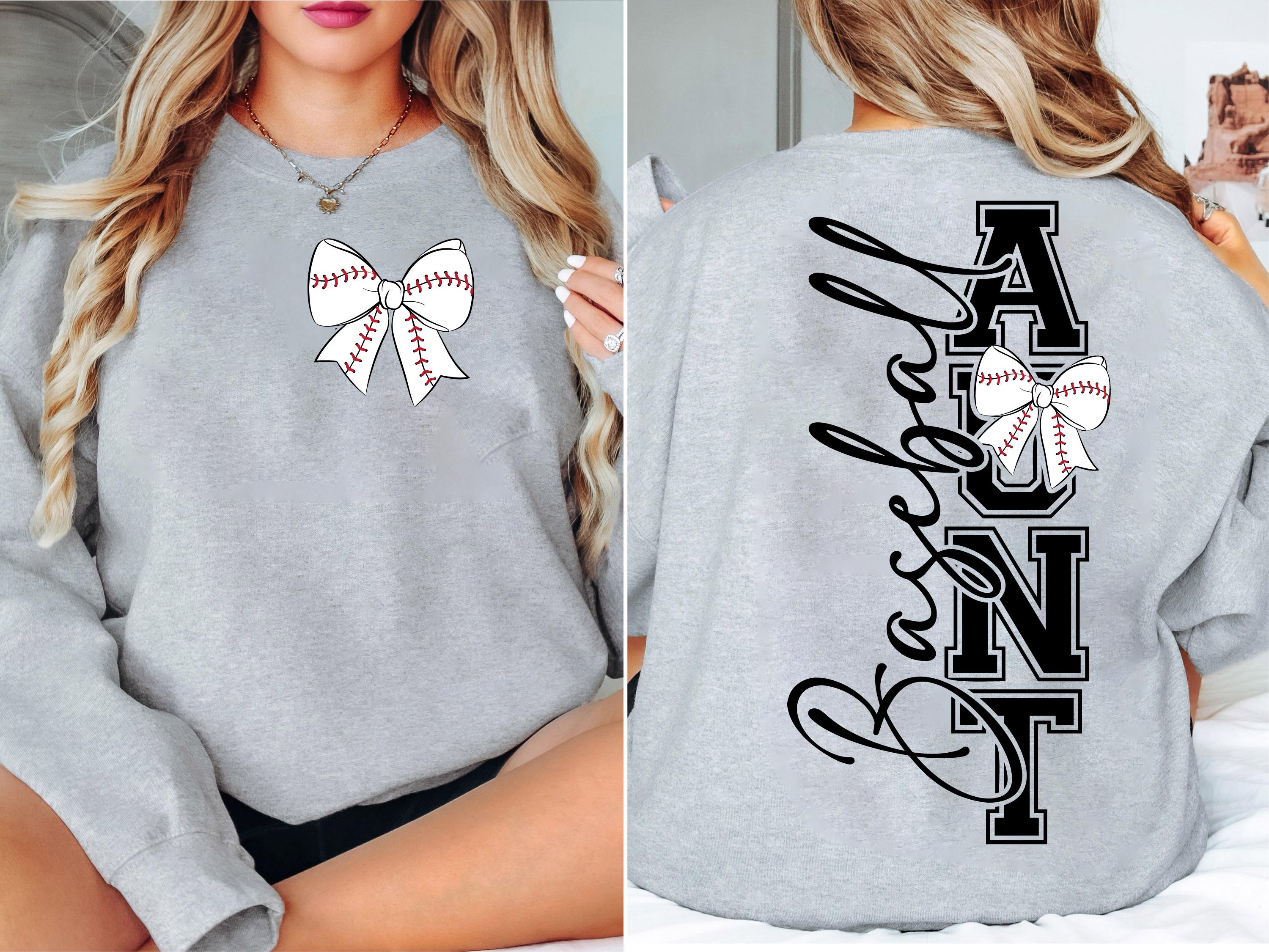 Baseball Aunt SVG PNG, Coquette Bow Baseball Aunt Png Game Day Vibes ...