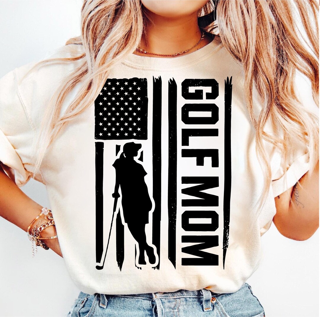 Vintage Golf Mom SVG PNG Golf Clipart Golf Mom Shirt Design Car Decal ...