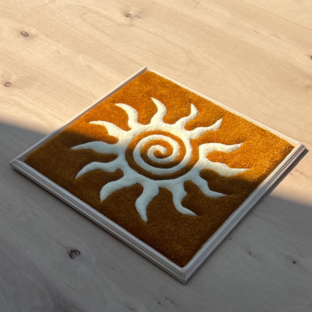 Handmade 17x17 Inch Framed Sun Wall Decor - Etsy