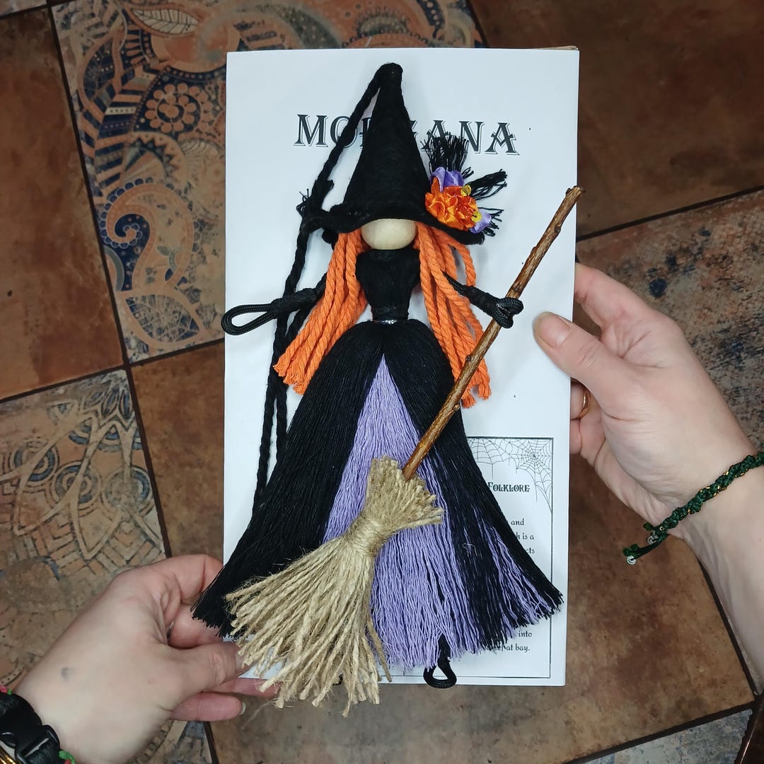 Whimsigoth Decor Kitchen Witch Doll, Yule Decor & Personalized Gift - Etsy