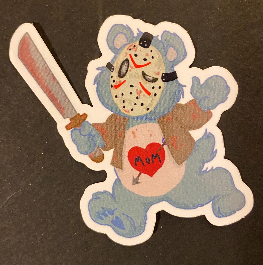 Jason Bear Sticker - Etsy