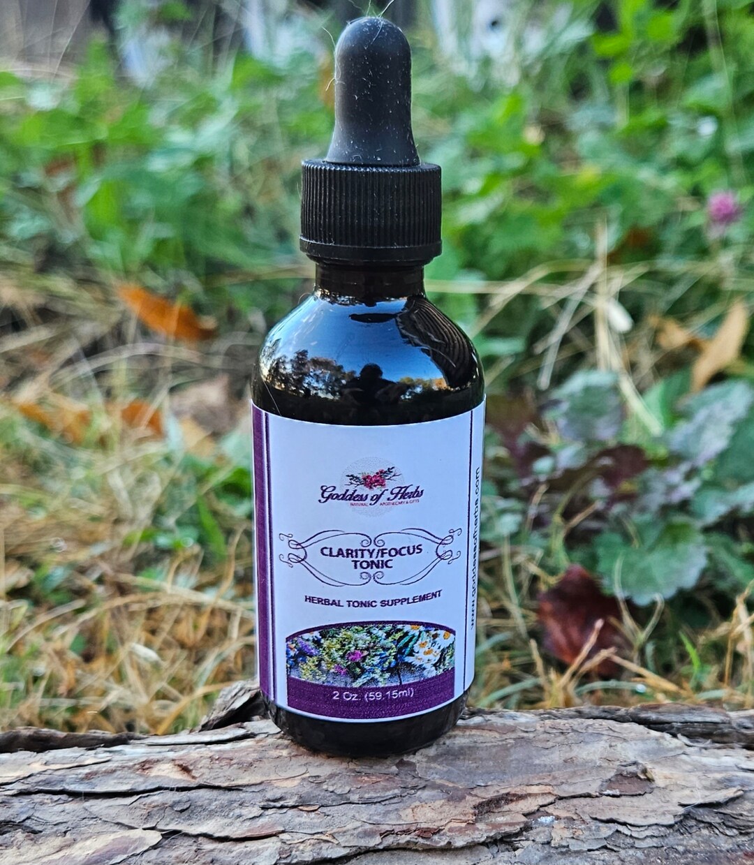 Clarity/focus Herbal Tonic, 2 Fluid Ounce, Herbal Tincture, Herbal ...