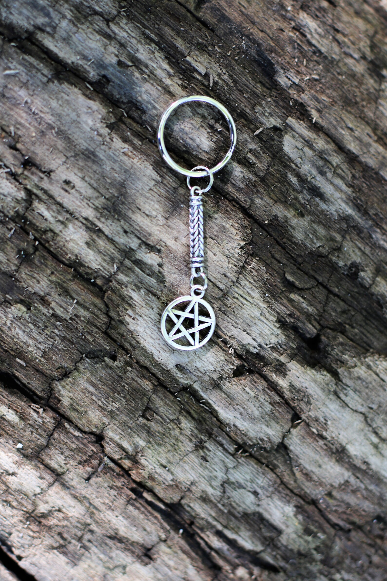 Pentacle Keychain, Metaphysical Healing, ON SALE 50% OFF, Pagan, Wiccan ...