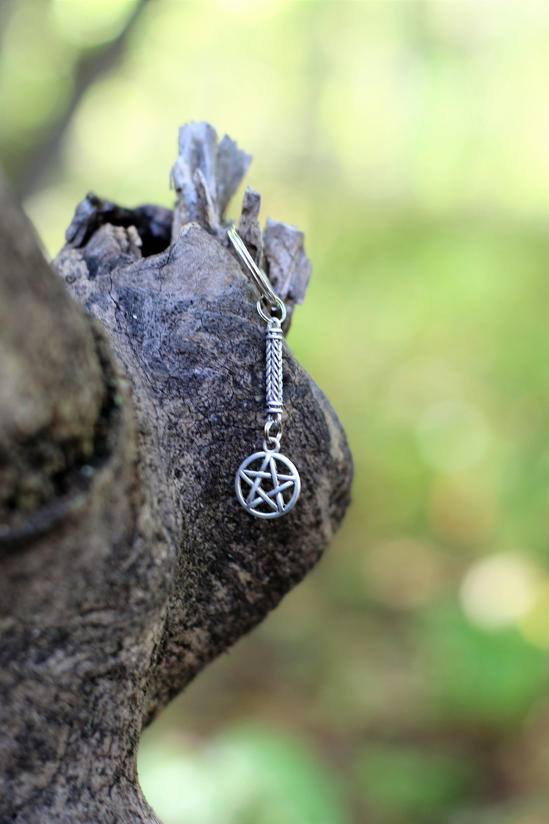 Pentacle Keychain, Metaphysical Healing, ON SALE 50% OFF, Pagan, Wiccan ...