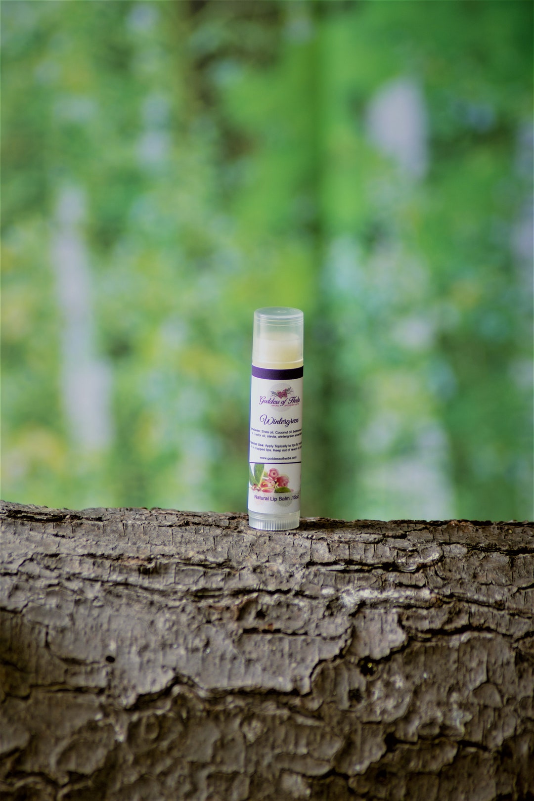 Wintergreen Lip Balm, .15 Oz Natural Lip Balm, Lip Moisturizer, Lip ...