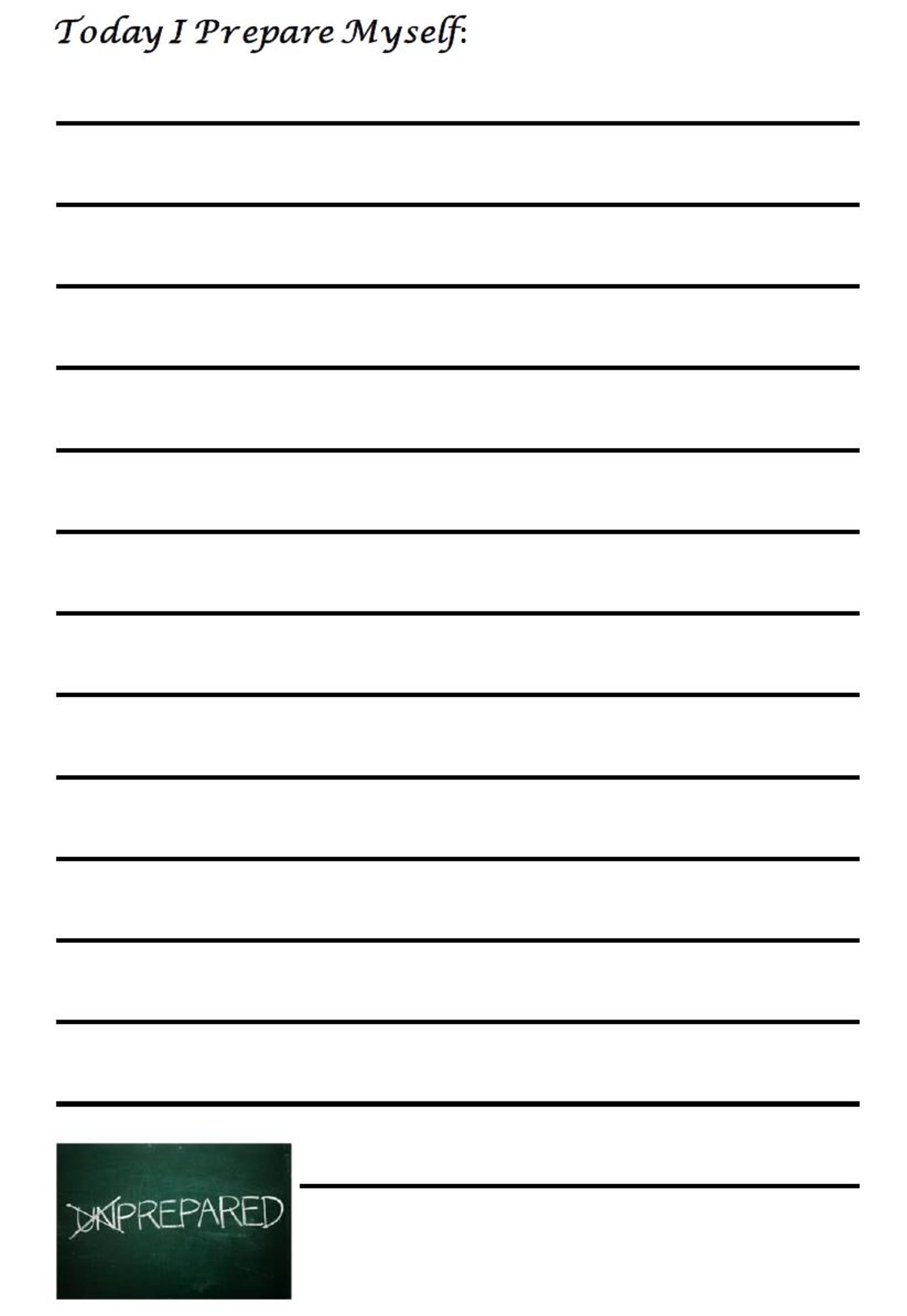 For Myself Journal Pages | Digital Download for Binder or Class - Etsy