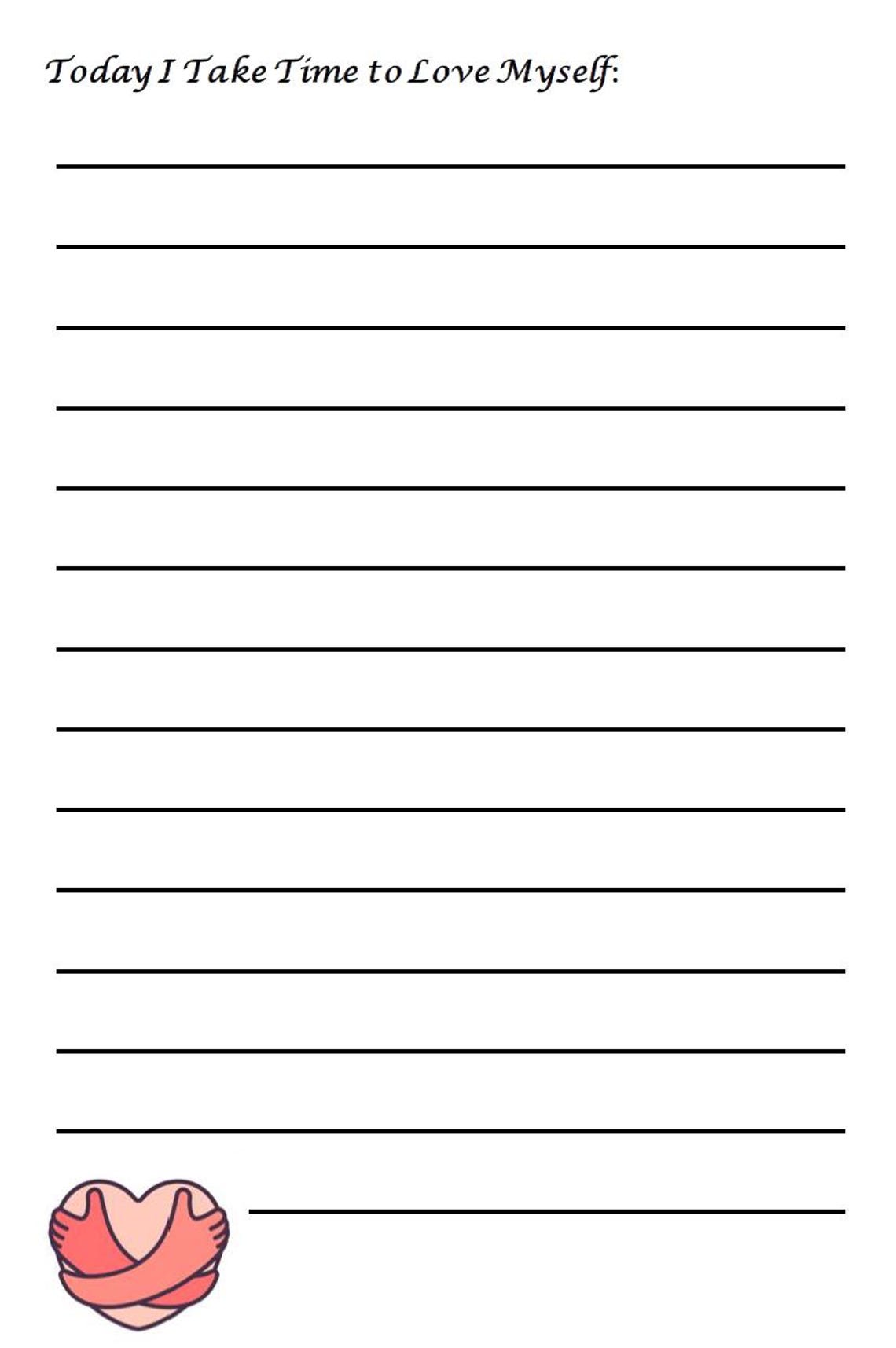 For Myself Journal Pages | Digital Download for Binder or Class - Etsy