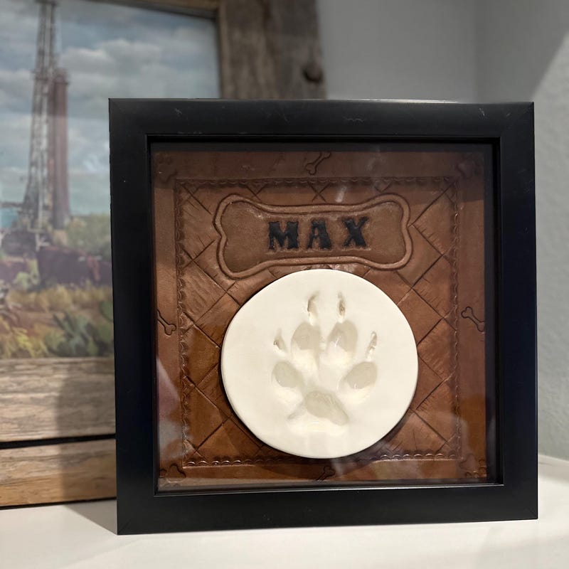 Dog Memorial Shadow Box - Etsy
