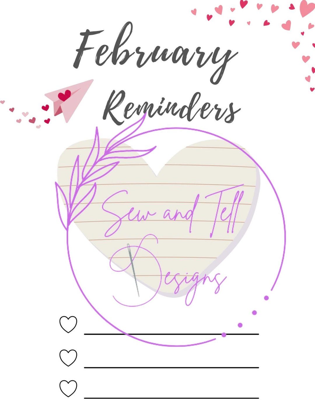 Monthly Reminders Happy Planner Pages - Etsy