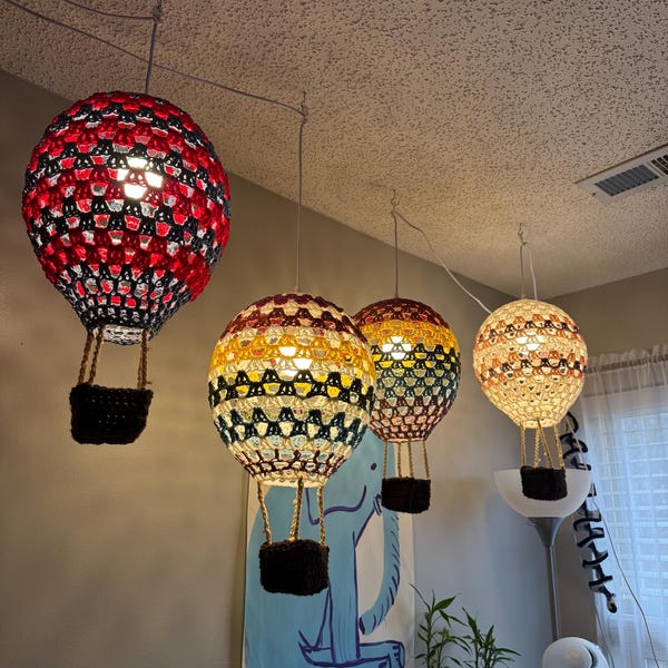 Balloon Lamp Hot Air - Etsy