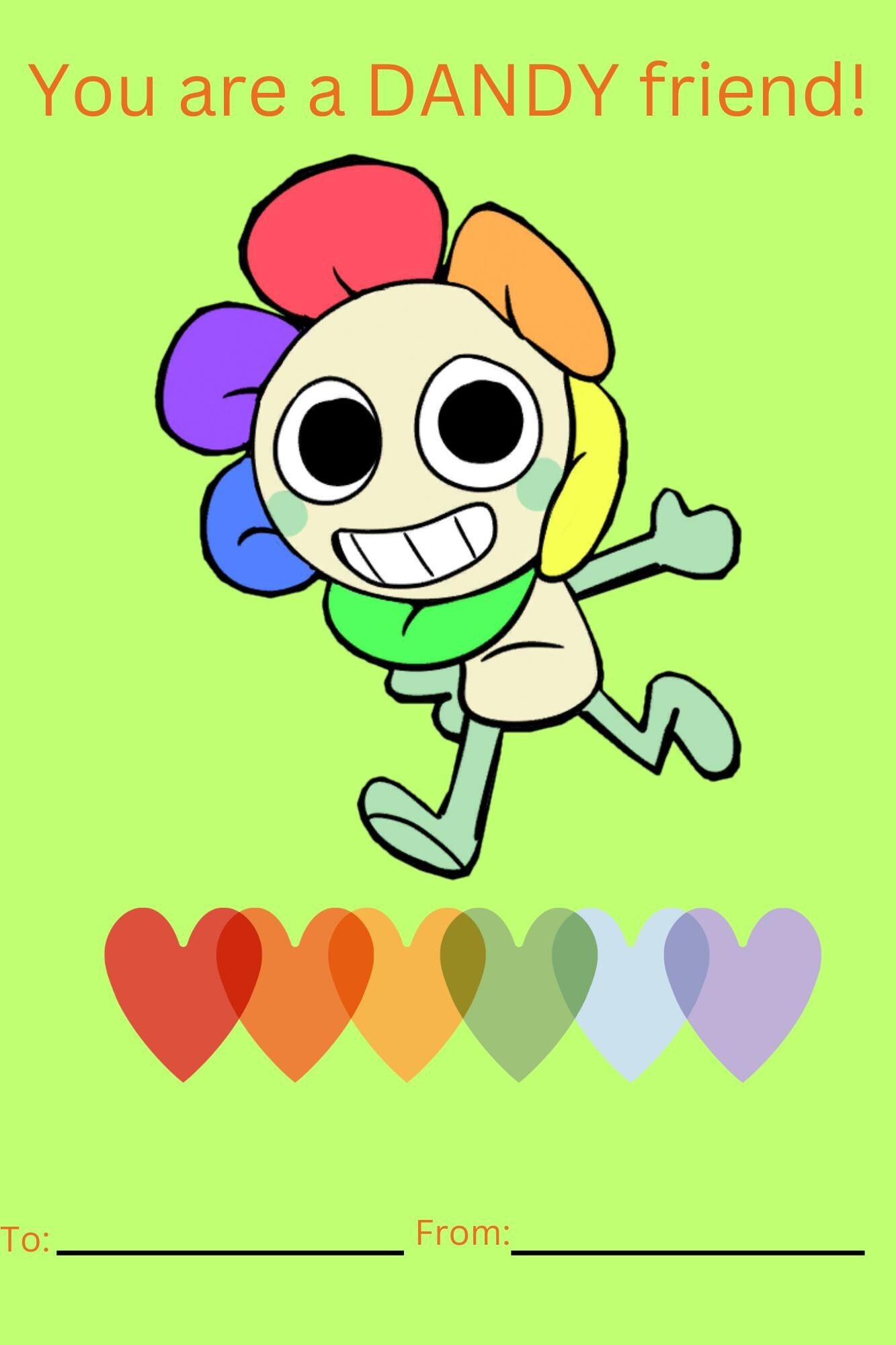 Dandy's World Valentine's Day Cards - Etsy