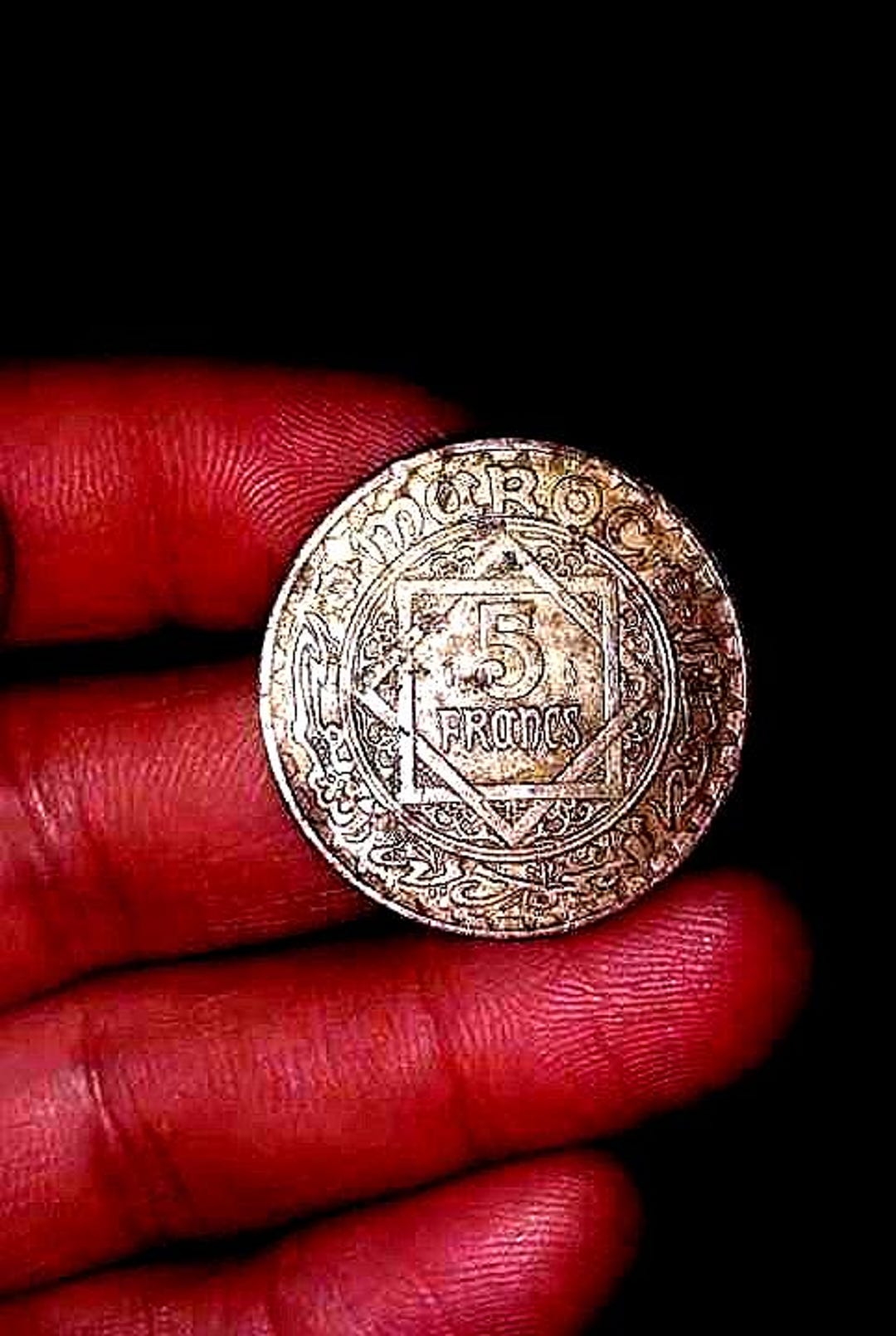 Antique Moroccan Coin – Cherifian Empire 1315 AH – Rare Islamic ...