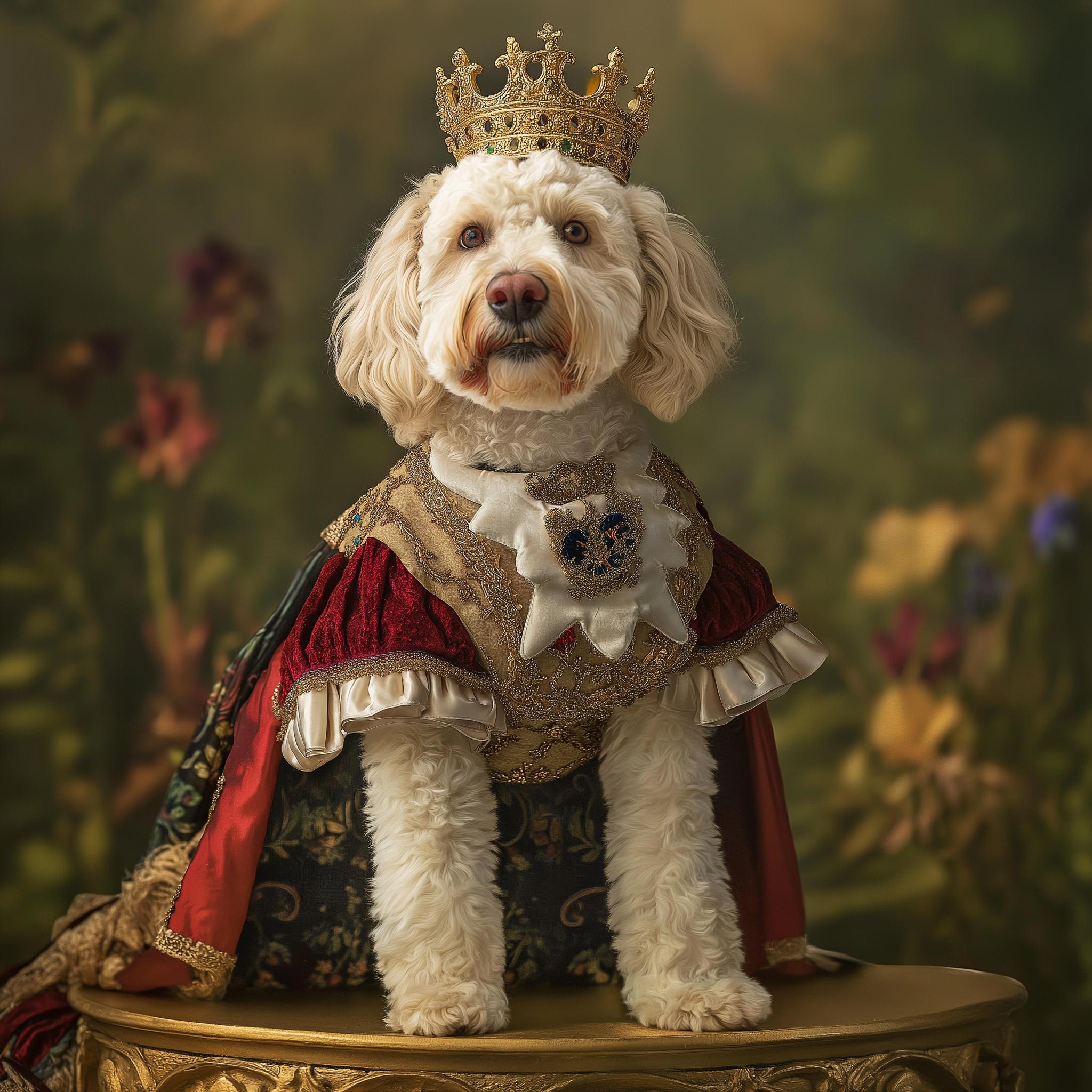 Set of 5 Royal Canines Digital Art Prints - Etsy