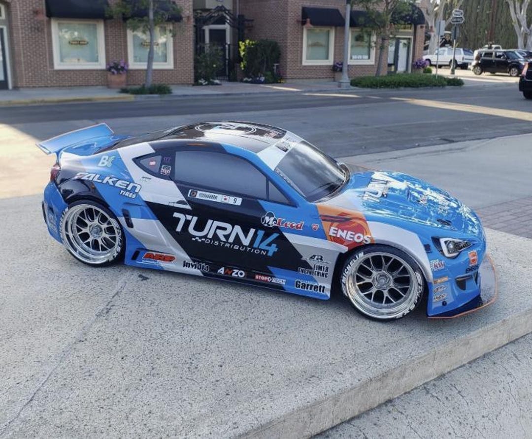 200mm 1/10 Custom Print SUBARU BRZ 4tec-2 TT02 TT01 RS4 Mst Dc10 Apex2 ...