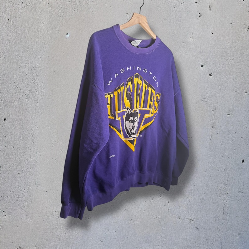 Vintage University of Washington Huskies Crewneck Sweater - Etsy